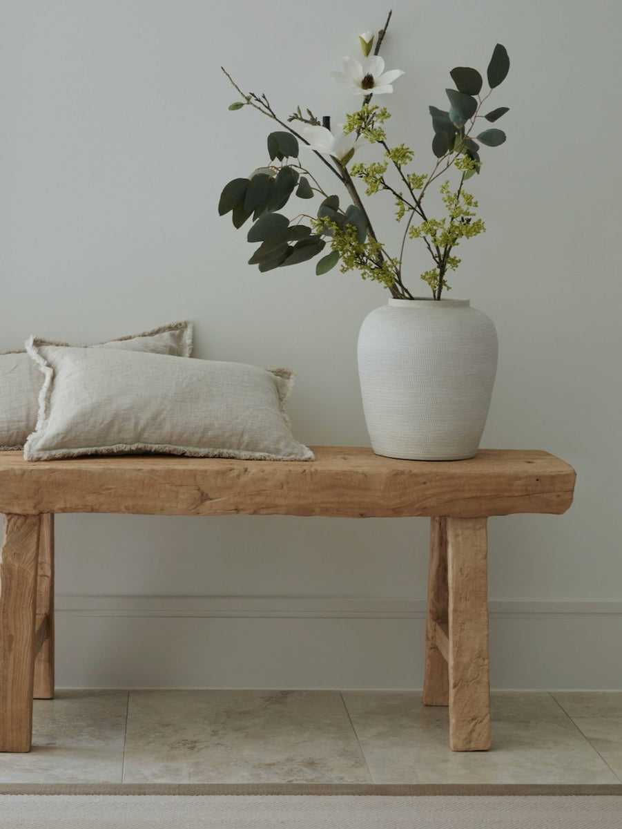 Indoor Benches - Rattan Stools | Layered Lounge